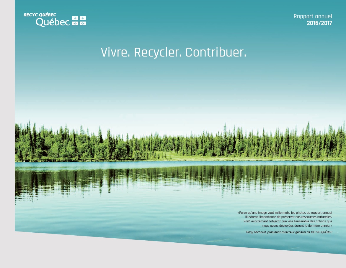 RECYC-QUÉBEC - RECYC-QUÉBEC dévoile son rapport annuel 2016-2017