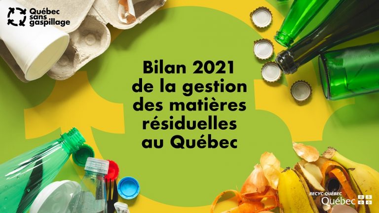 RECYC-QUÉBEC - RECYC-QUÉBEC diffuse les résultats du Bilan 2021 de la ...